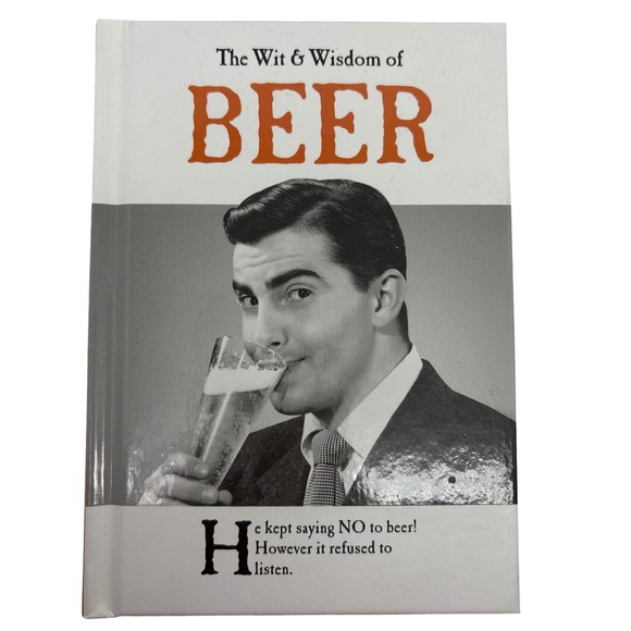 Accessories | The Wit Wisdom Of Beer Humor Joke Book Funny Drinking ...